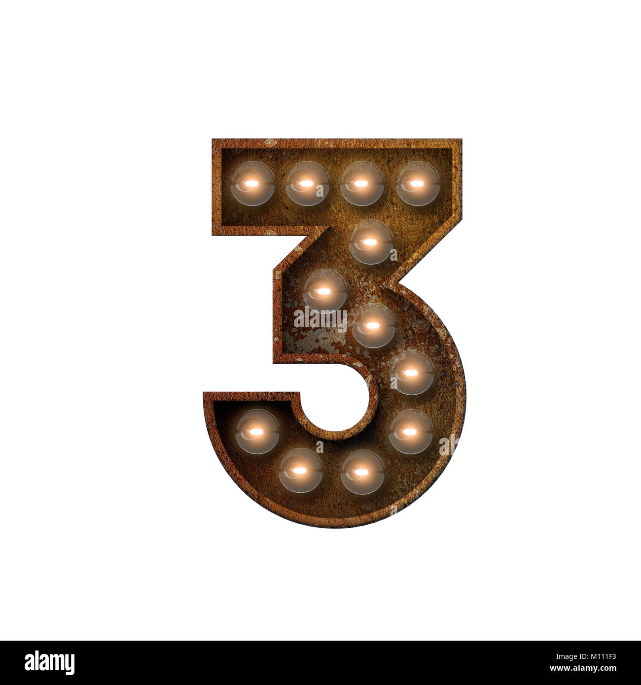 Number light Cut Out Stock Images & Pictures - Alamy