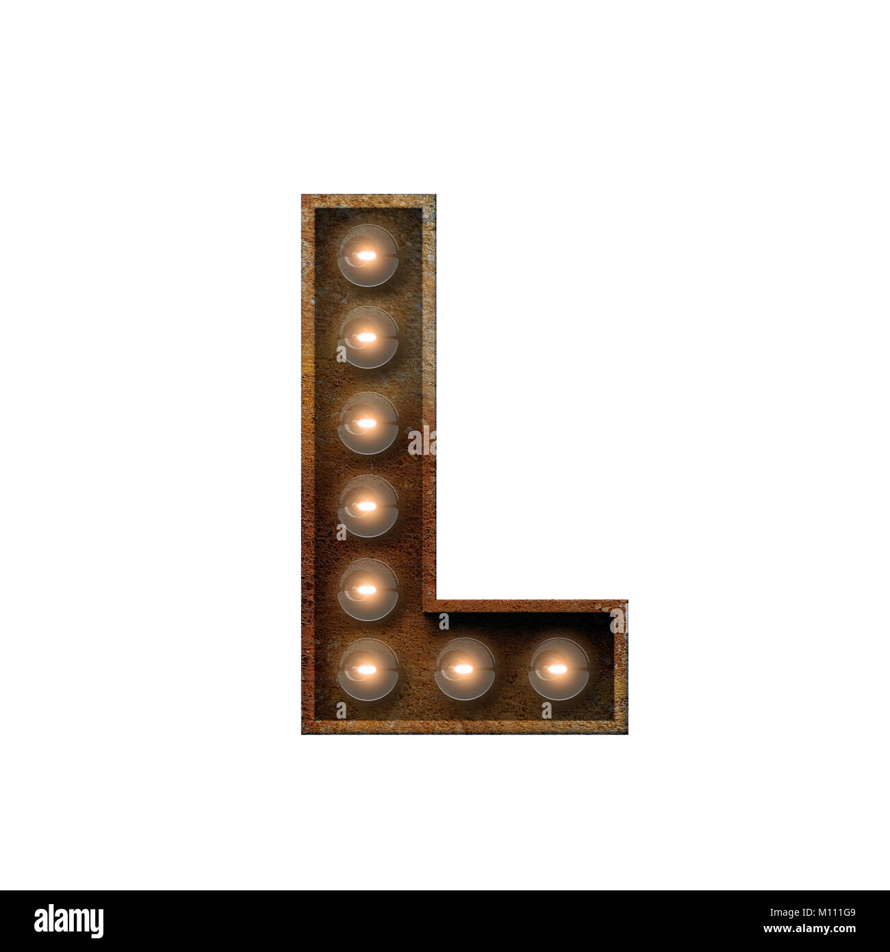 Illuminated Letter L High Resolution Stock Photography and Images - Alamy