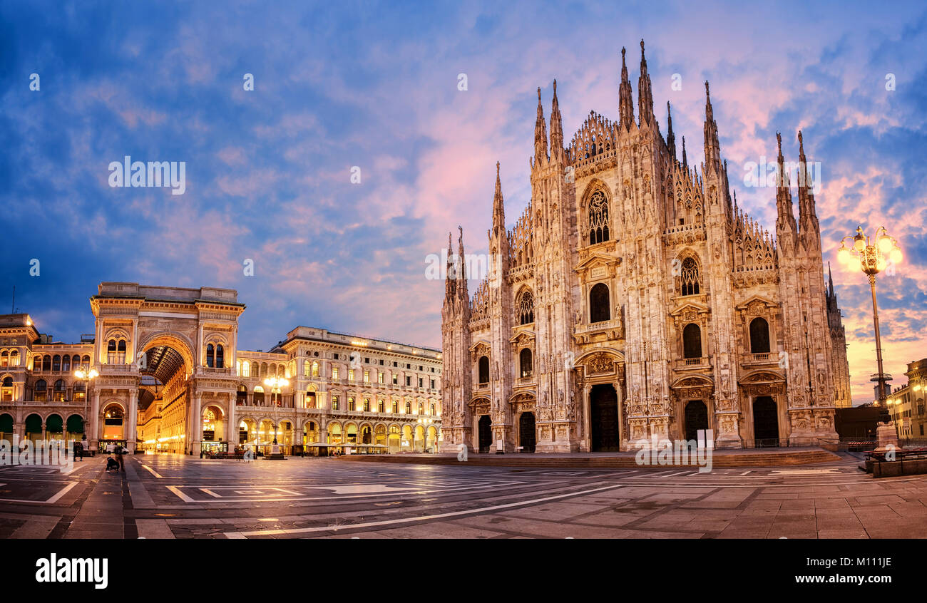Milan Cathedral, Duomo di Milano, Italy, one of the largest churches in ...