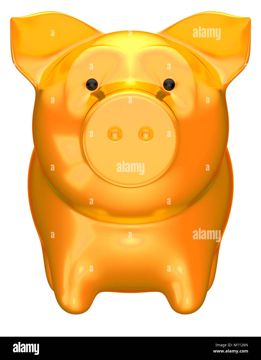 Golden piggy Cut Out Stock Images & Pictures - Alamy