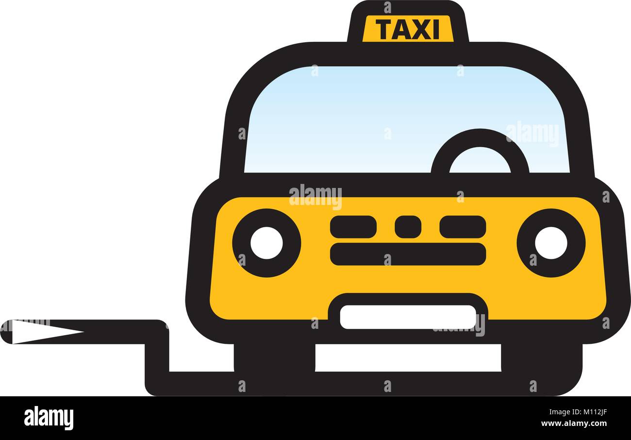 Taxi illustration Stock Vector Images - Alamy