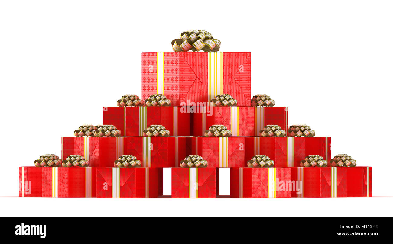 Pile beautiful gift boxes hi-res stock photography and images - Alamy