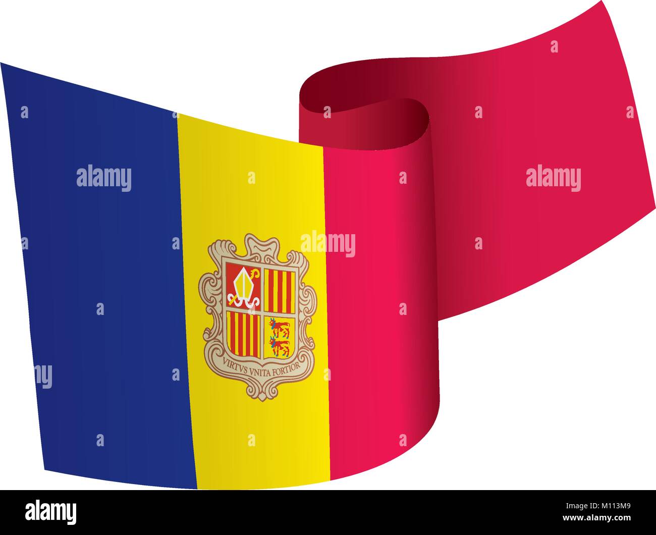 Andora flag, vector illustration Stock Vector Image & Art - Alamy