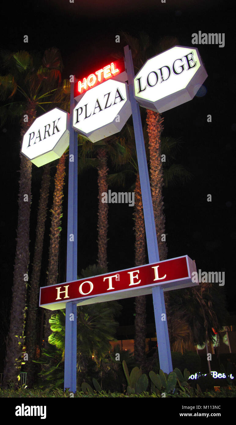 Signs in Los Angeles California America Stock Photo - Alamy
