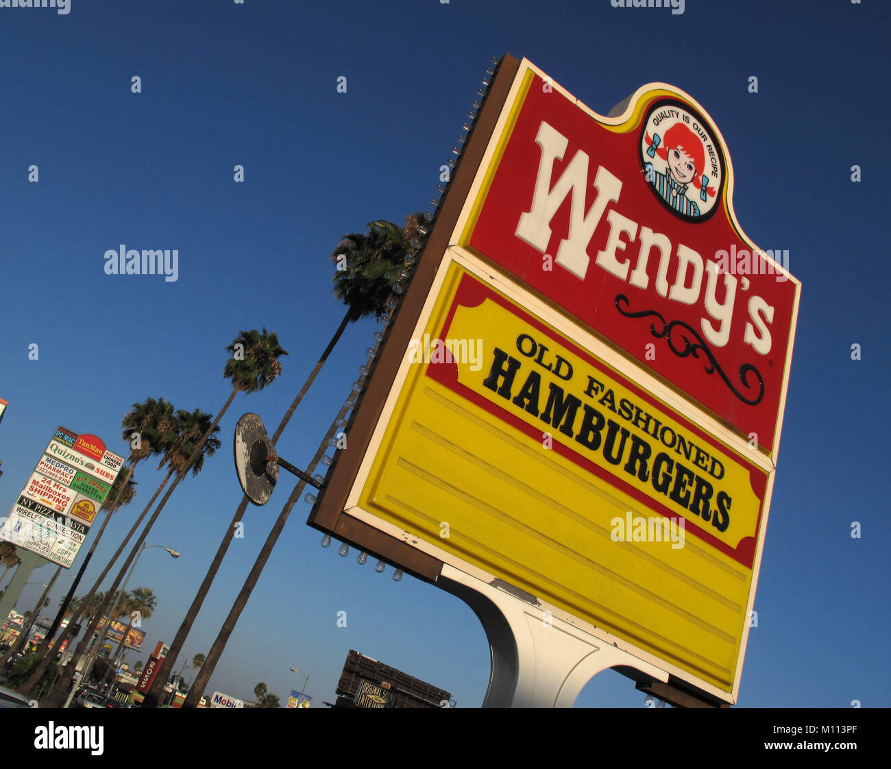 Signs in Los Angeles California America Stock Photo - Alamy