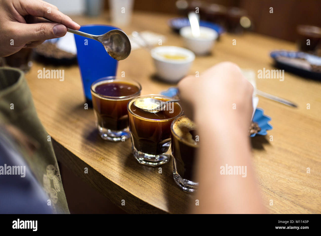 Professional coffee cupping and coffee tasting in Medellin, Antioquia ...