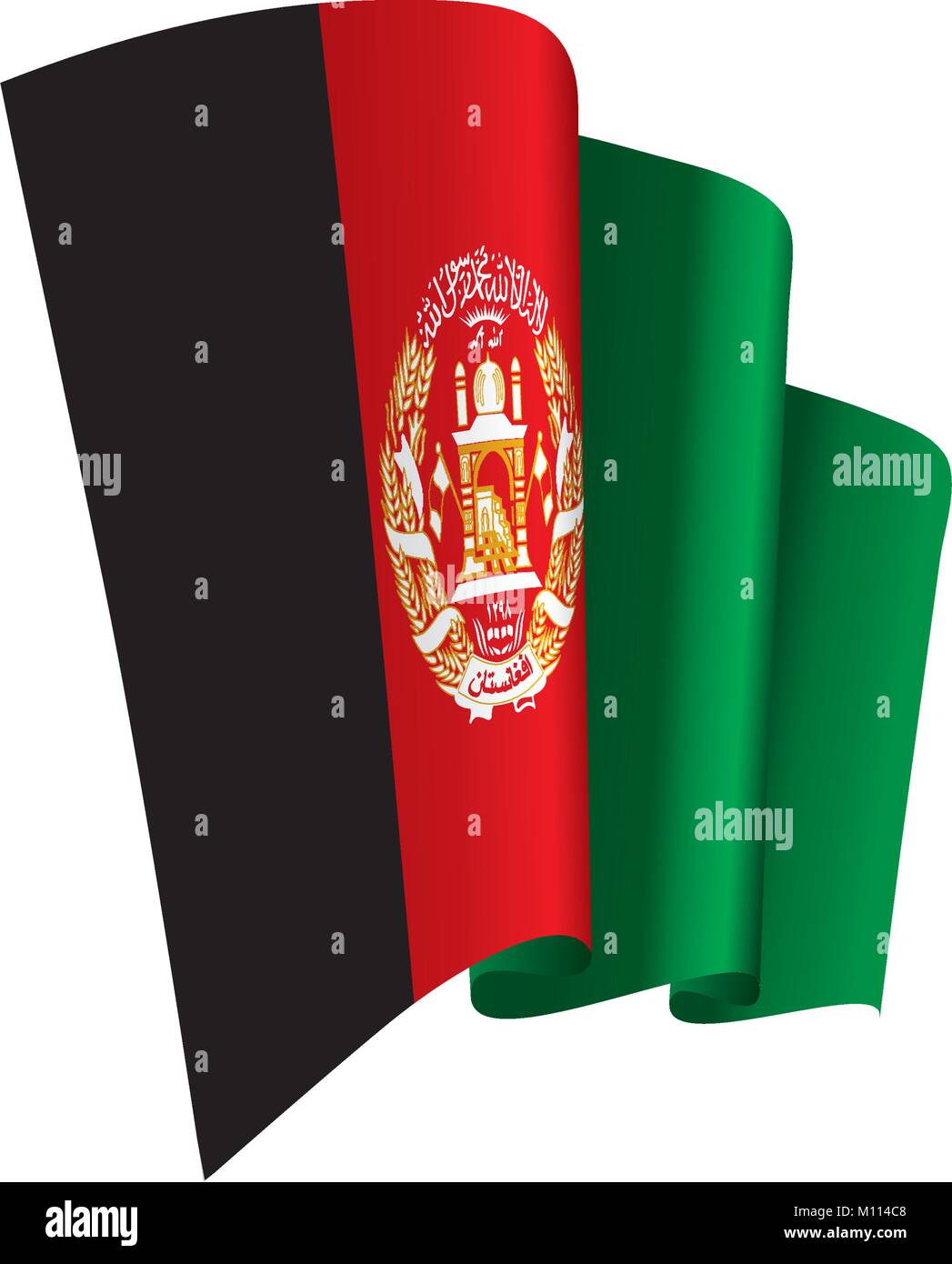 Afghanistan flag, vector illustration Stock Vector Image & Art - Alamy