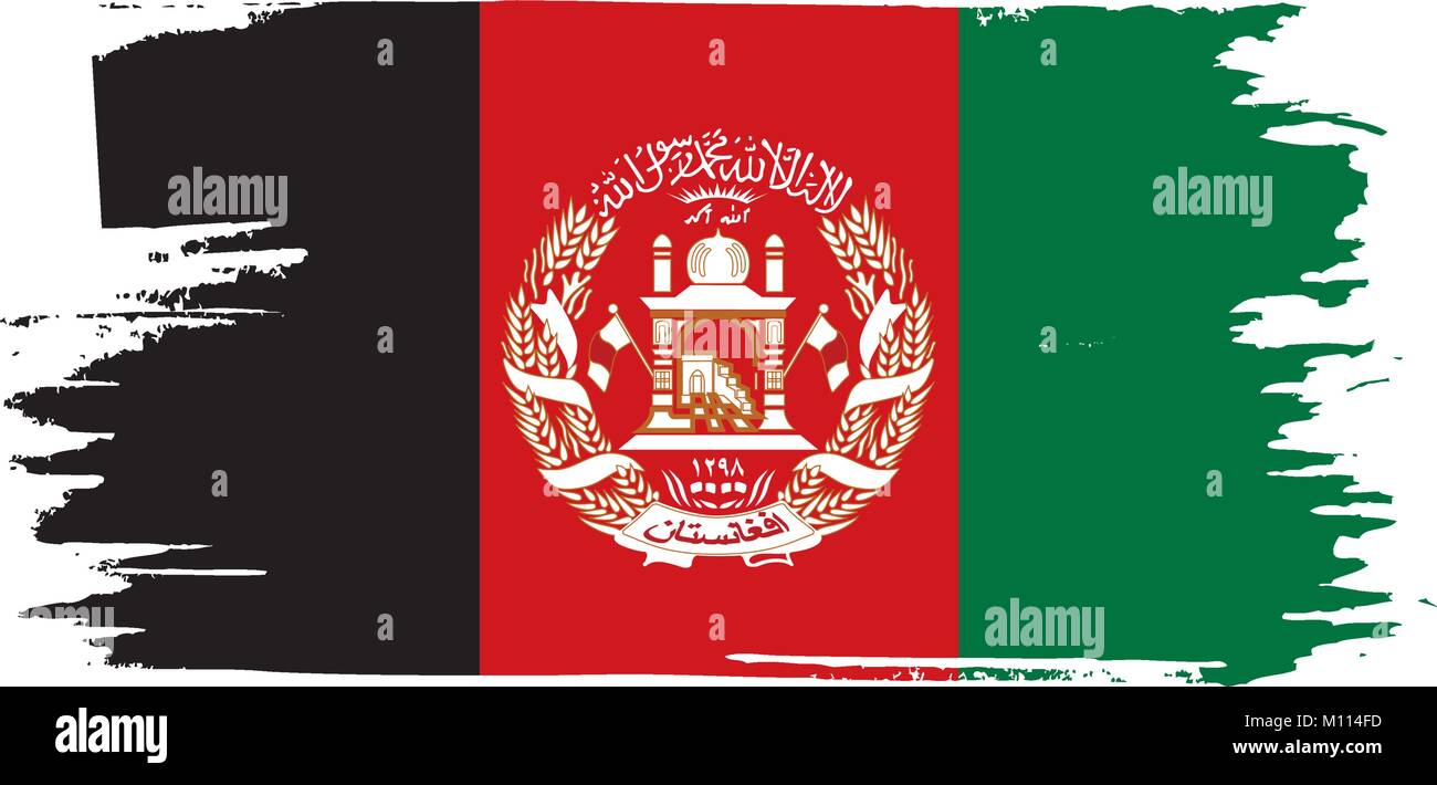 Afghanistan flag vector Stock Vector Images - Alamy