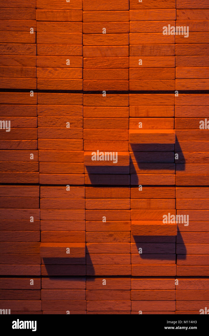 Stacked wooden tiles - metaphor for data storage, filing systems, data ...