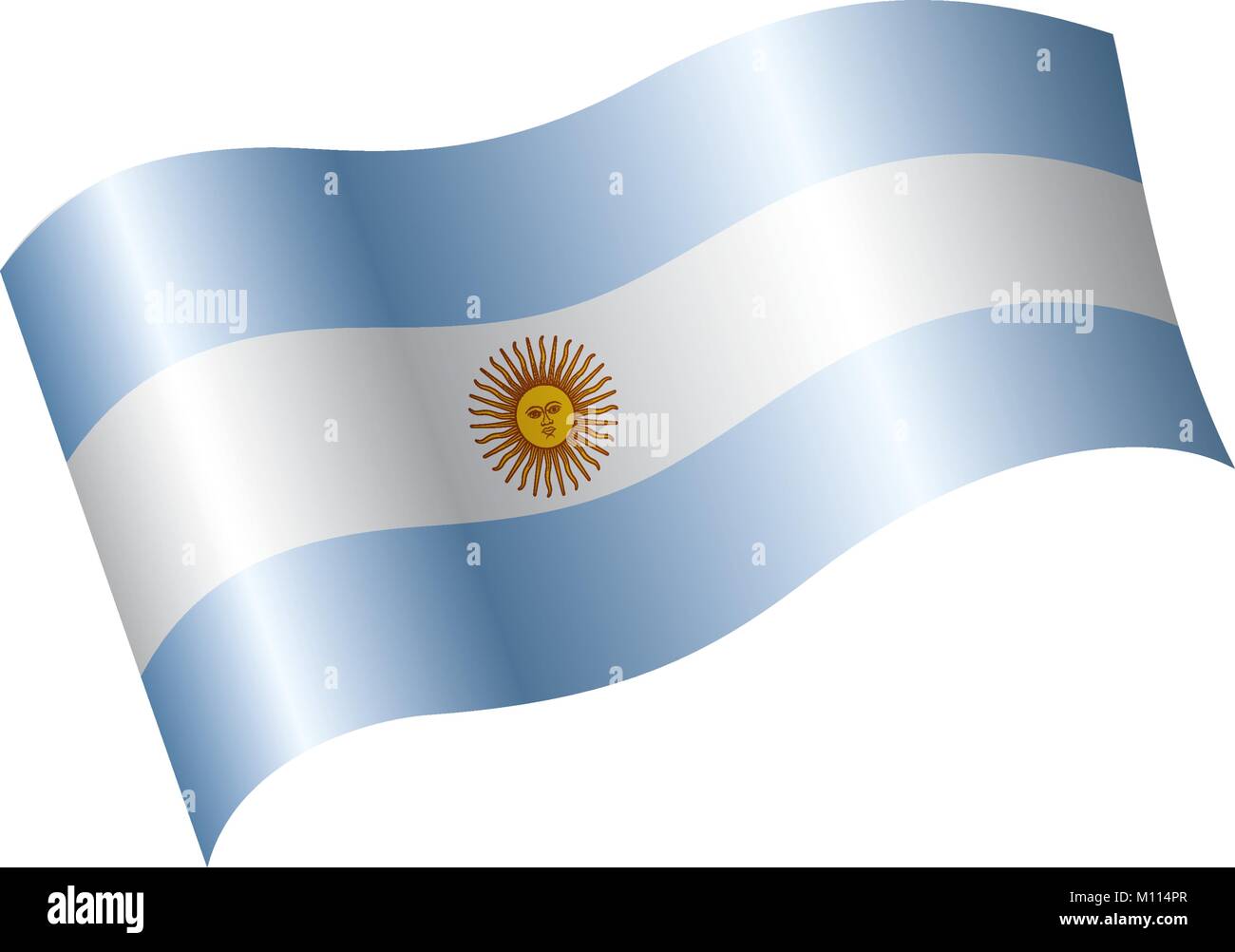 Argentina flag, vector illustration Stock Vector Image & Art - Alamy