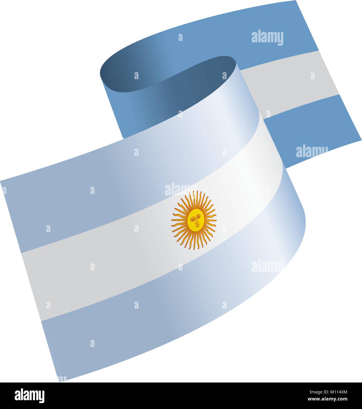 Argentina flag, vector illustration Stock Vector Image & Art - Alamy