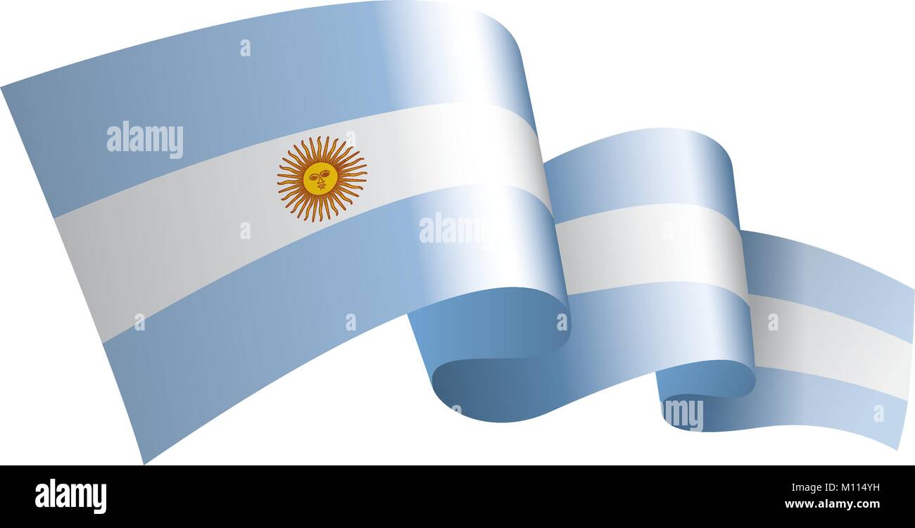Argentina flag, vector illustration Stock Vector Image & Art - Alamy