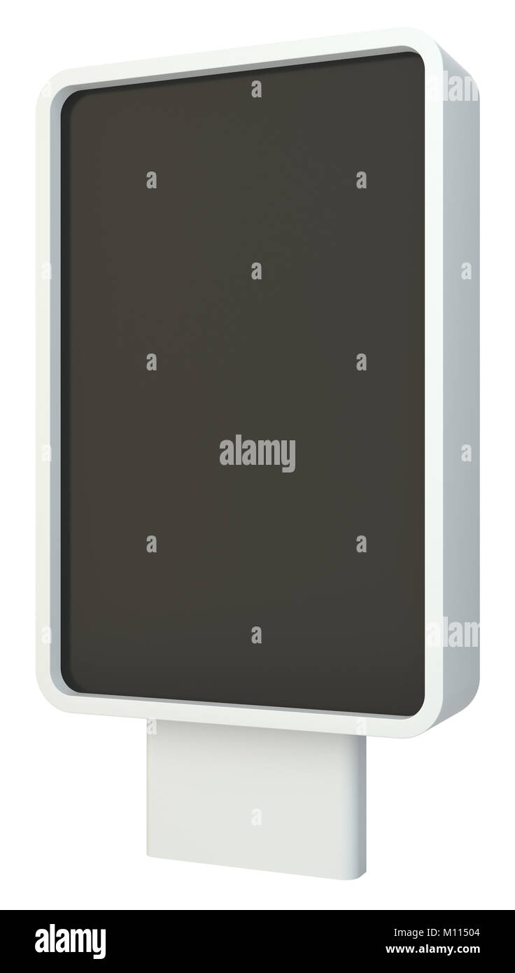 Outdoor advertising displays. Rolling poster display 3d Illustration ...