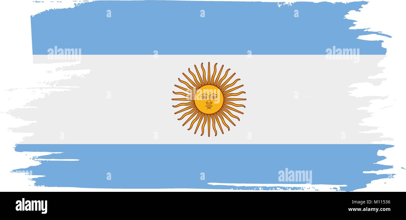 Argentina flag, vector illustration Stock Vector Image & Art - Alamy