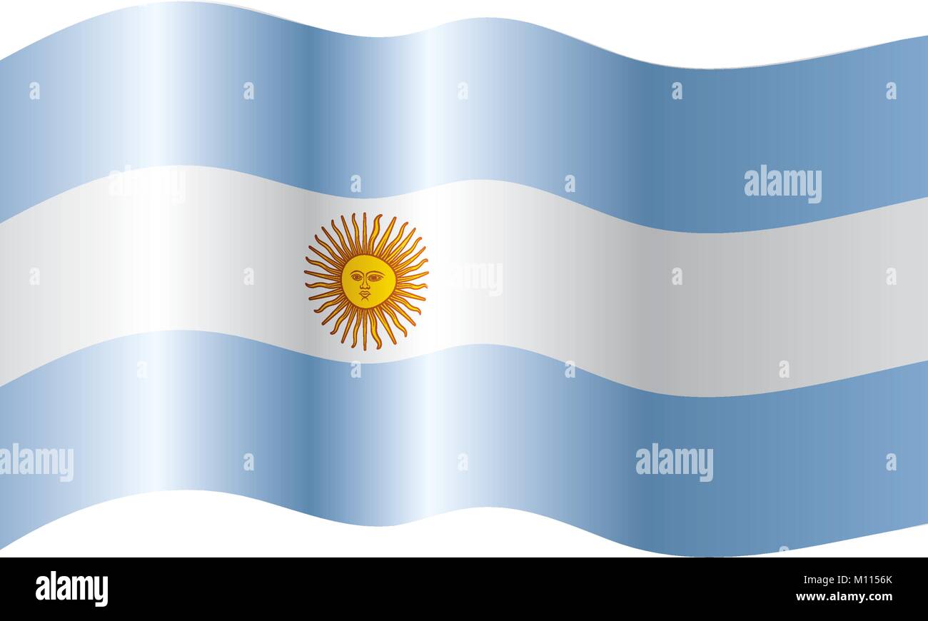Argentina flag, vector illustration Stock Vector Image & Art - Alamy