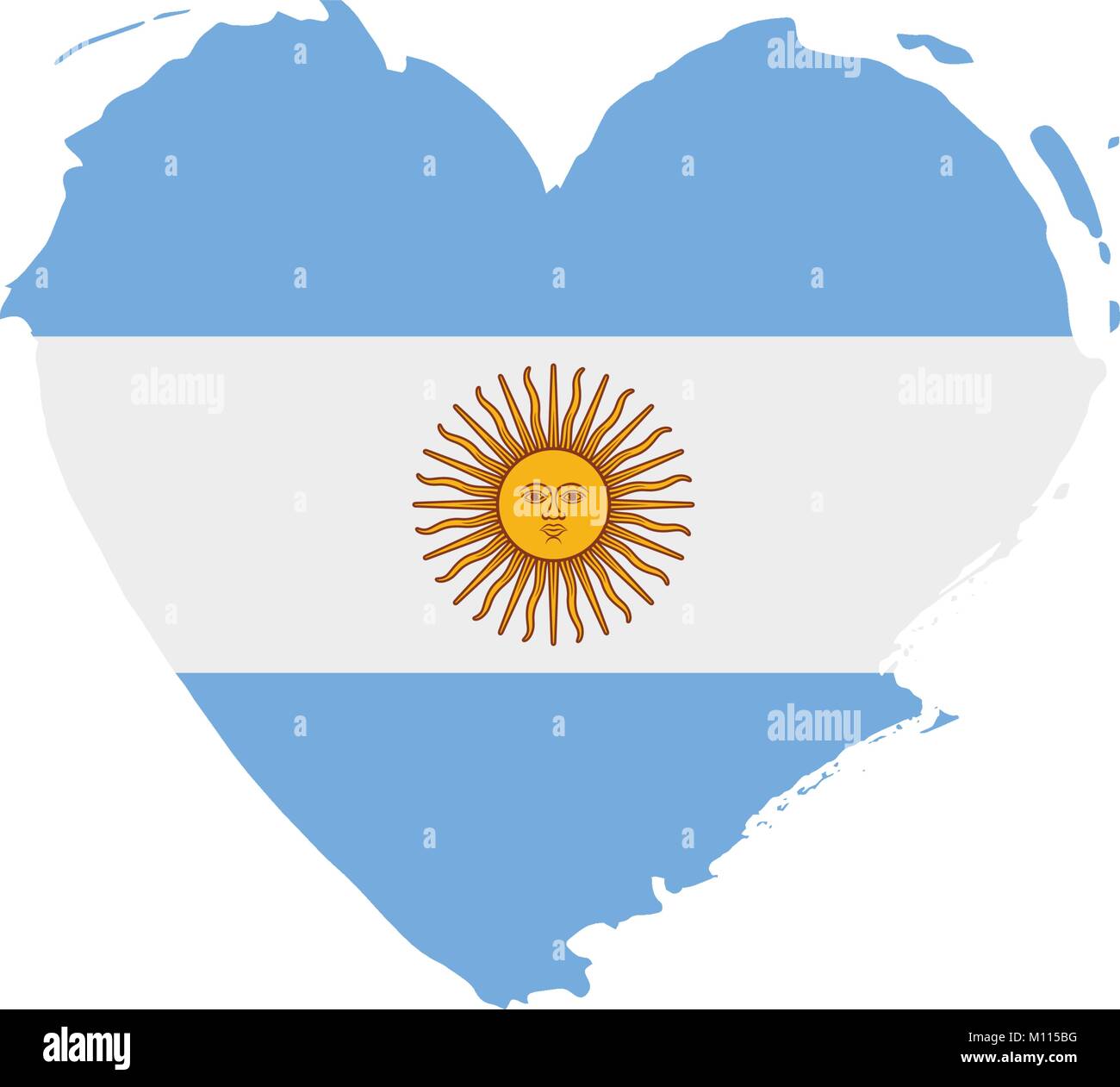 Argentina flag, vector illustration Stock Vector Image & Art - Alamy