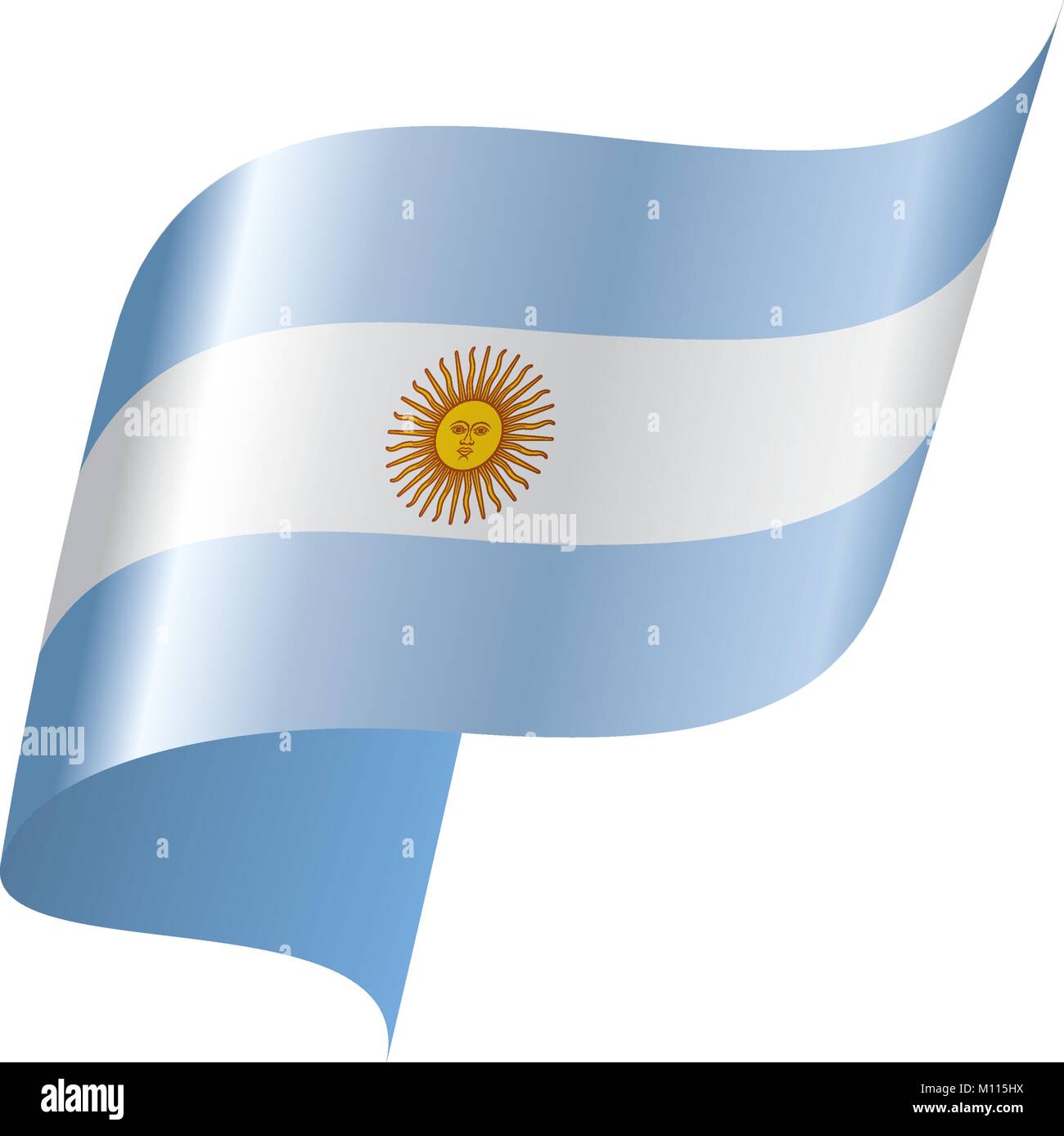 Fabric flag argentina Stock Vector Images - Alamy