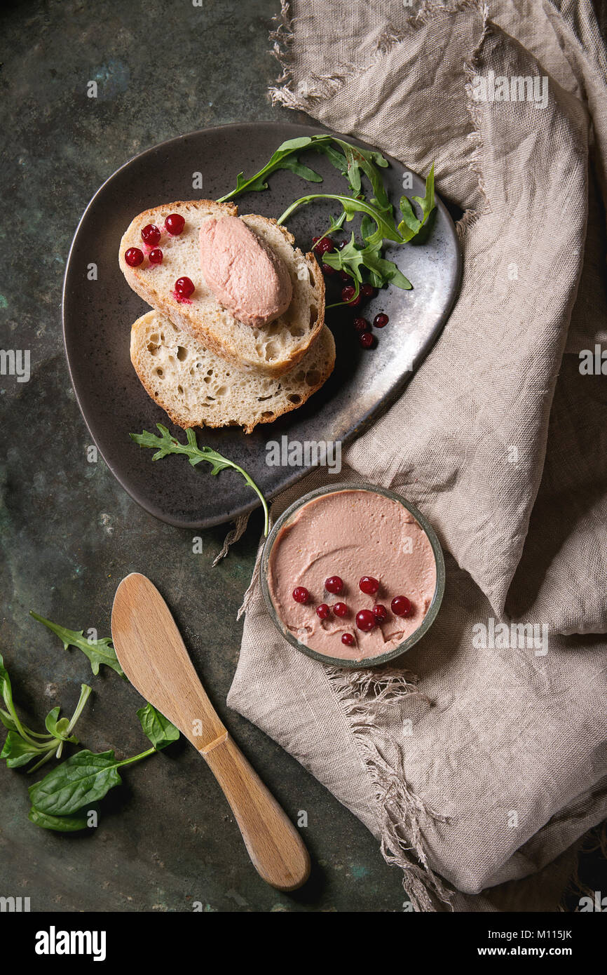 Ceramic plate liver pate hi-res stock photography and images - Alamy
