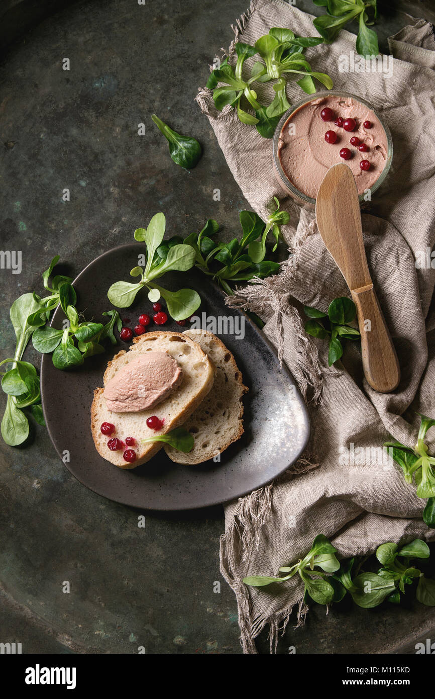 Ceramic plate liver pate hi-res stock photography and images - Alamy