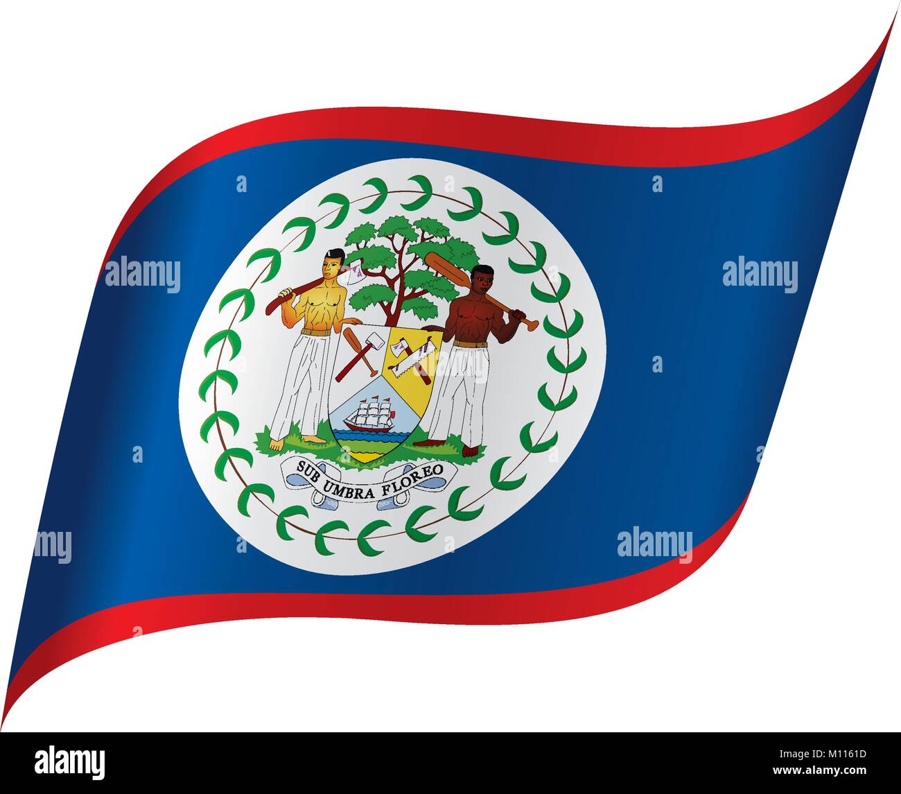 Belize flag, vector illustration Stock Vector Image & Art - Alamy