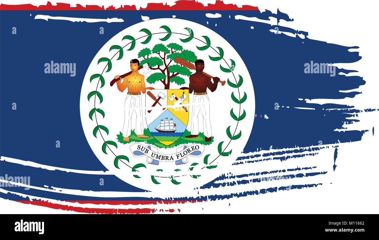 Belize flag, vector illustration Stock Vector Image & Art - Alamy