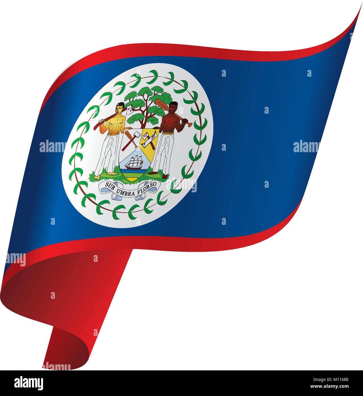 Belize flag, vector illustration Stock Vector Image & Art - Alamy