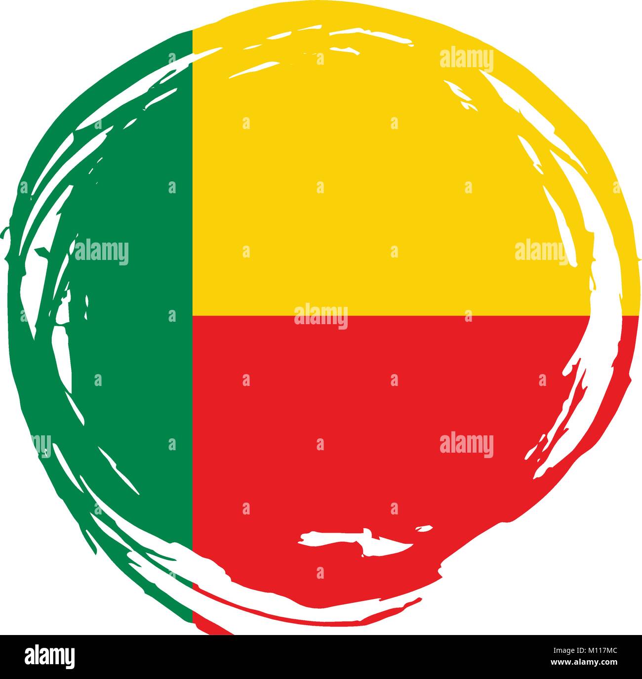 Benin flag, vector illustration Stock Vector Image & Art - Alamy