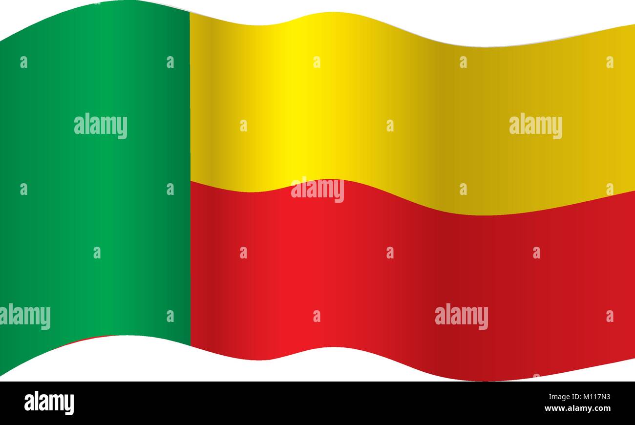 Benin flag, vector illustration Stock Vector Image & Art - Alamy