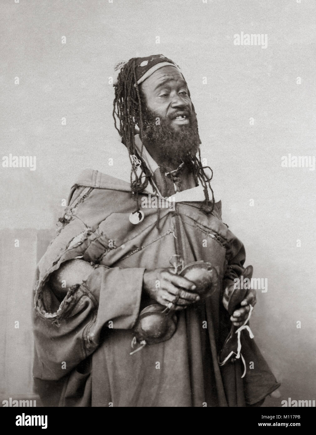 Arab singer, Morocco, c.1900 Stock Photo - Alamy
