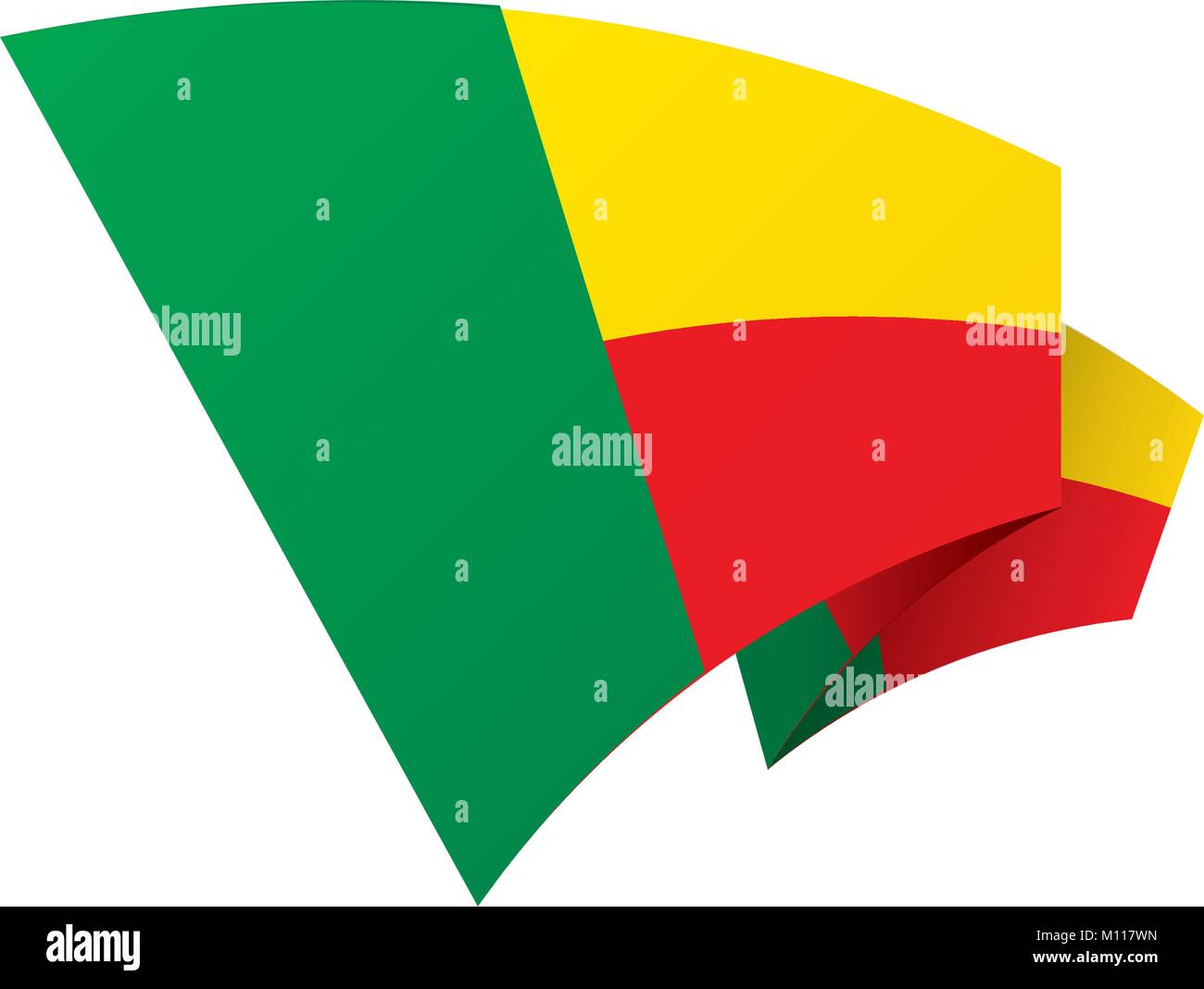 Benin flag, vector illustration Stock Vector Image & Art - Alamy