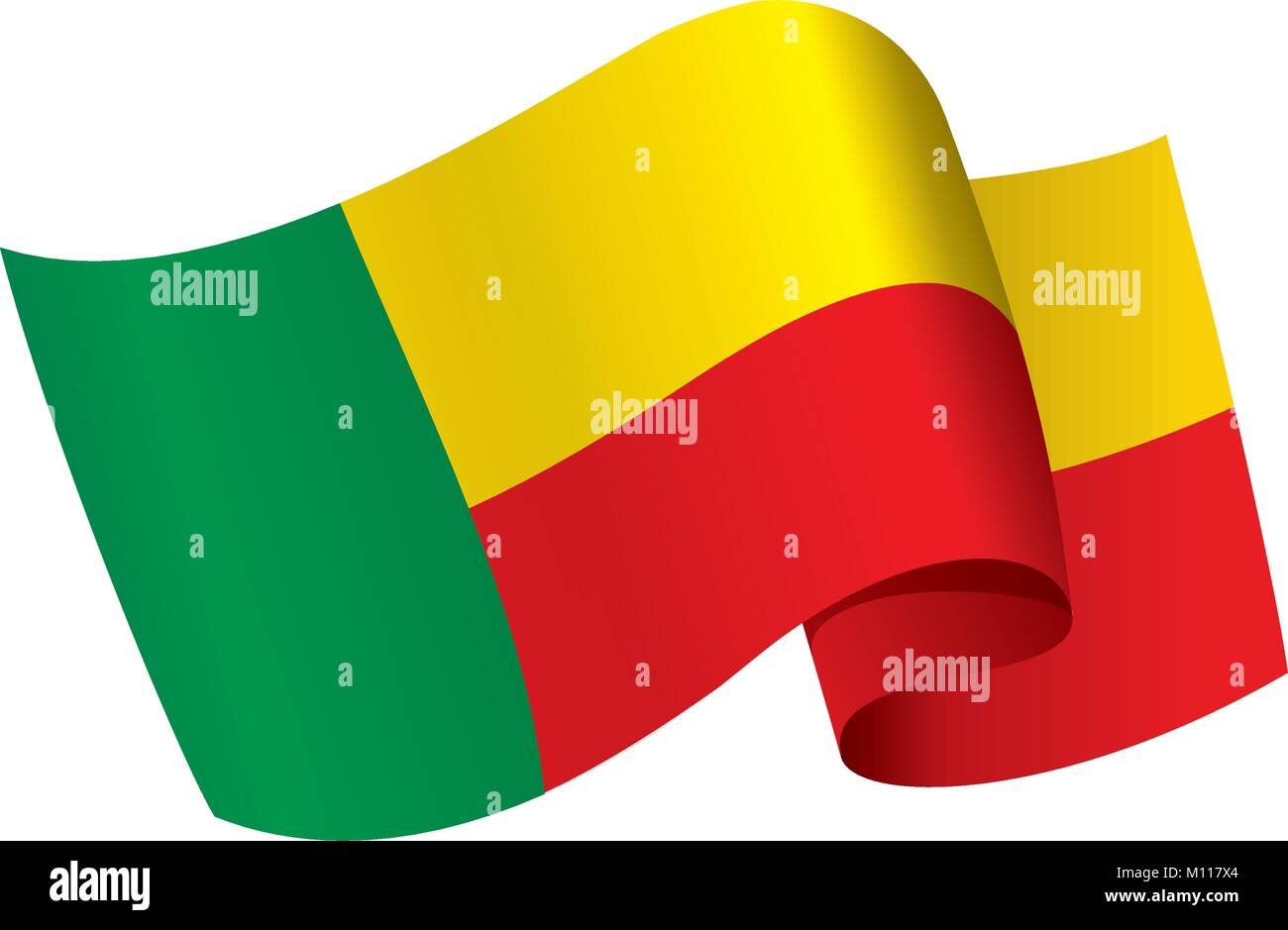 Benin flag, vector illustration Stock Vector Image & Art - Alamy