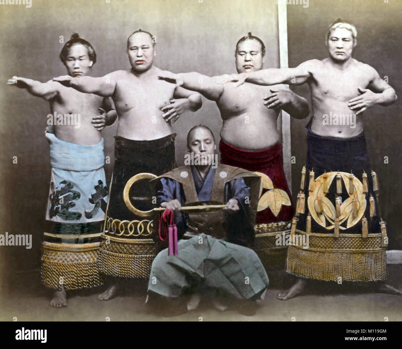 Sumo Wrestlers, Japan Stock Photo - Alamy