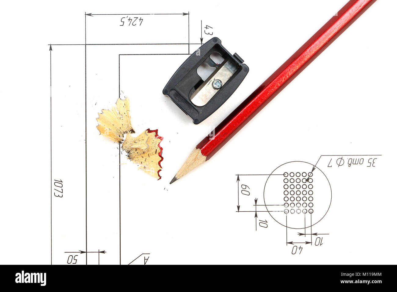 Blueprints background Cut Out Stock Images & Pictures - Alamy