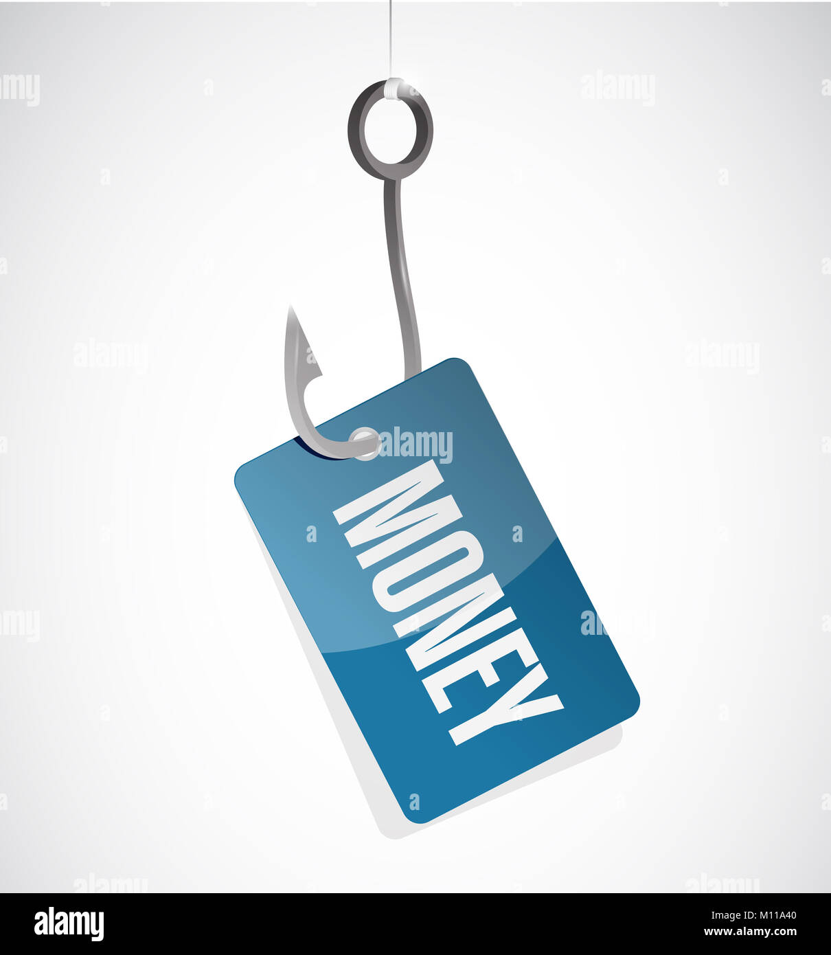 money hook concept illustration design isolated over white Stock Photo ...