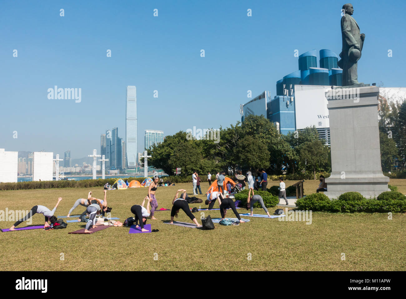 Hong Kong - Sun Yat-Sen Memorial Park in Sai Ying pun Stock Photo - Alamy