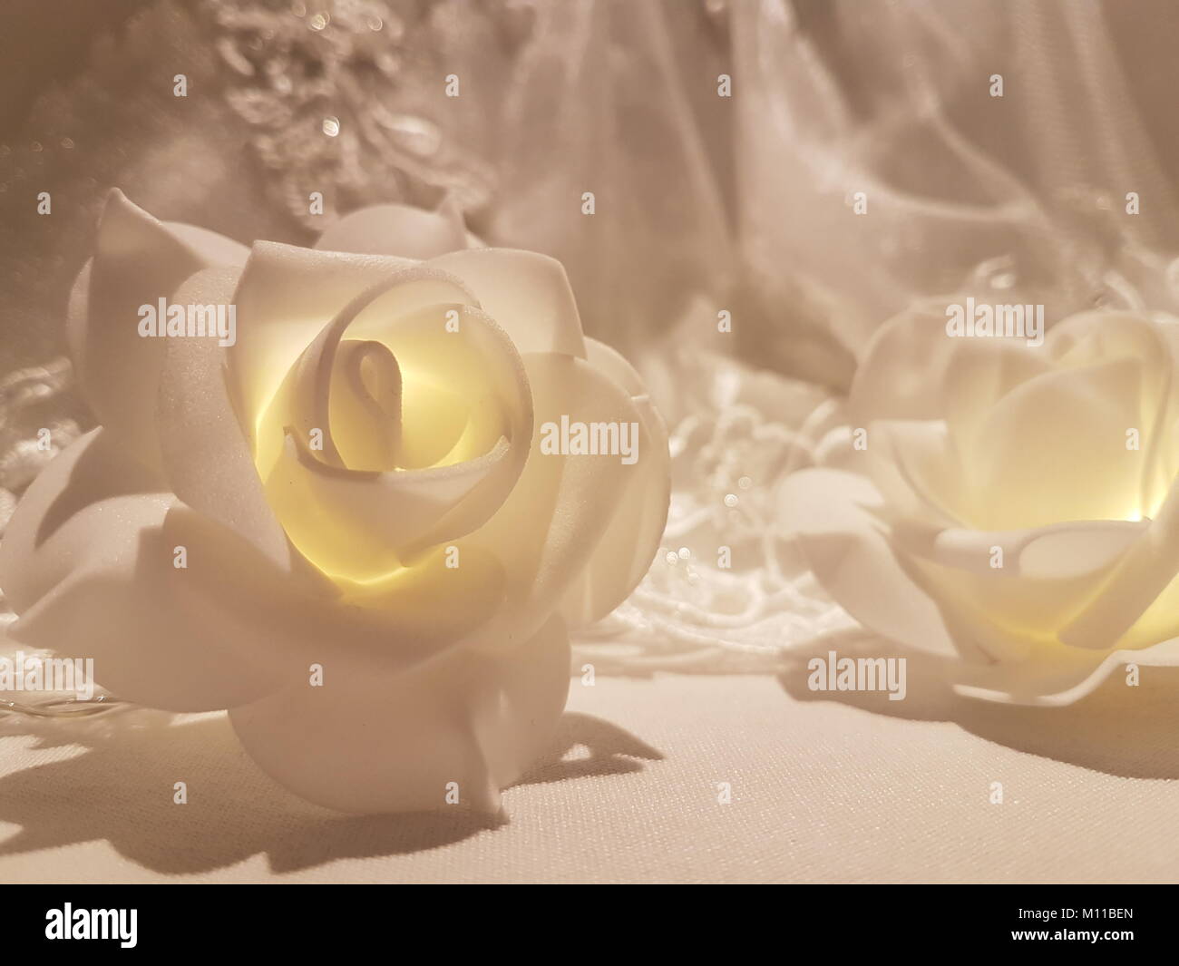 Cream wedding background hi-res stock photography and images - Alamy