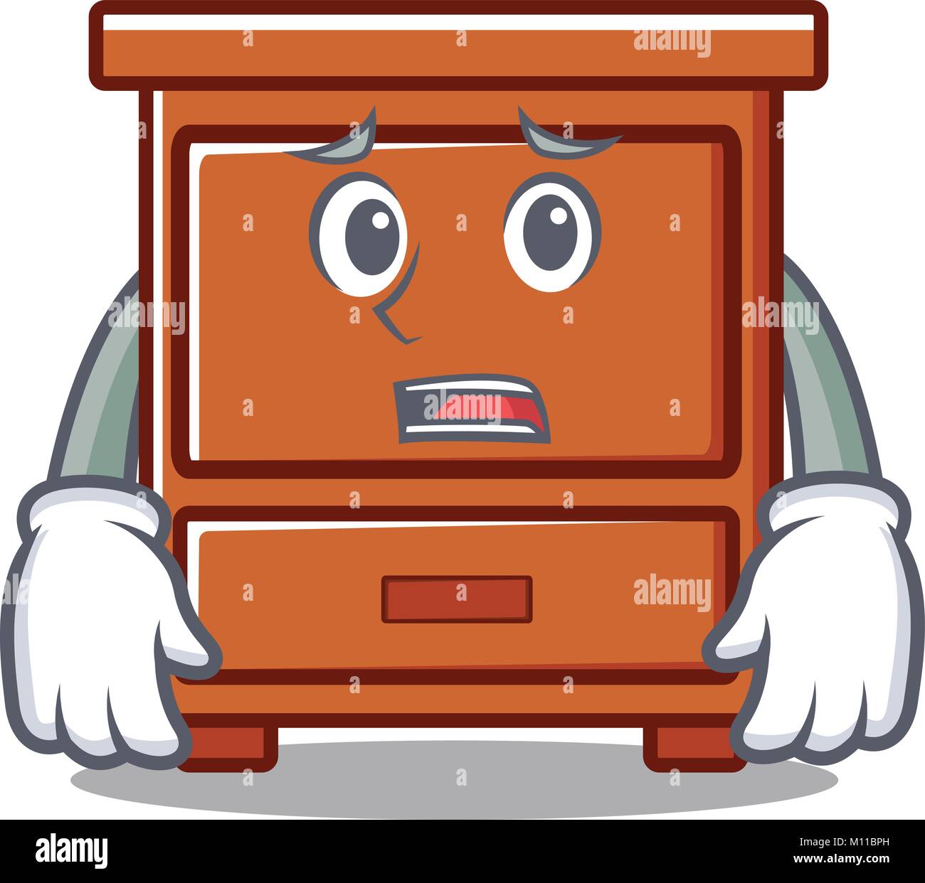 Emotion indoor scary Stock Vector Images - Alamy