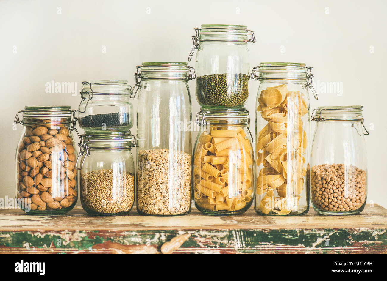 Various uncooked cereals grains hi-res stock photography and images - Alamy
