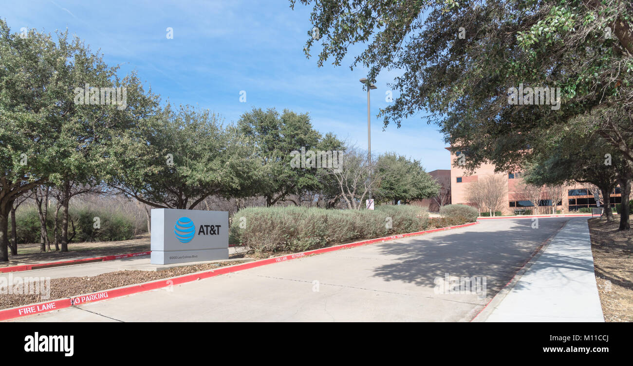 Entrance to AT T Training Campus in Irving, Texas, USA Stock Photo - Alamy