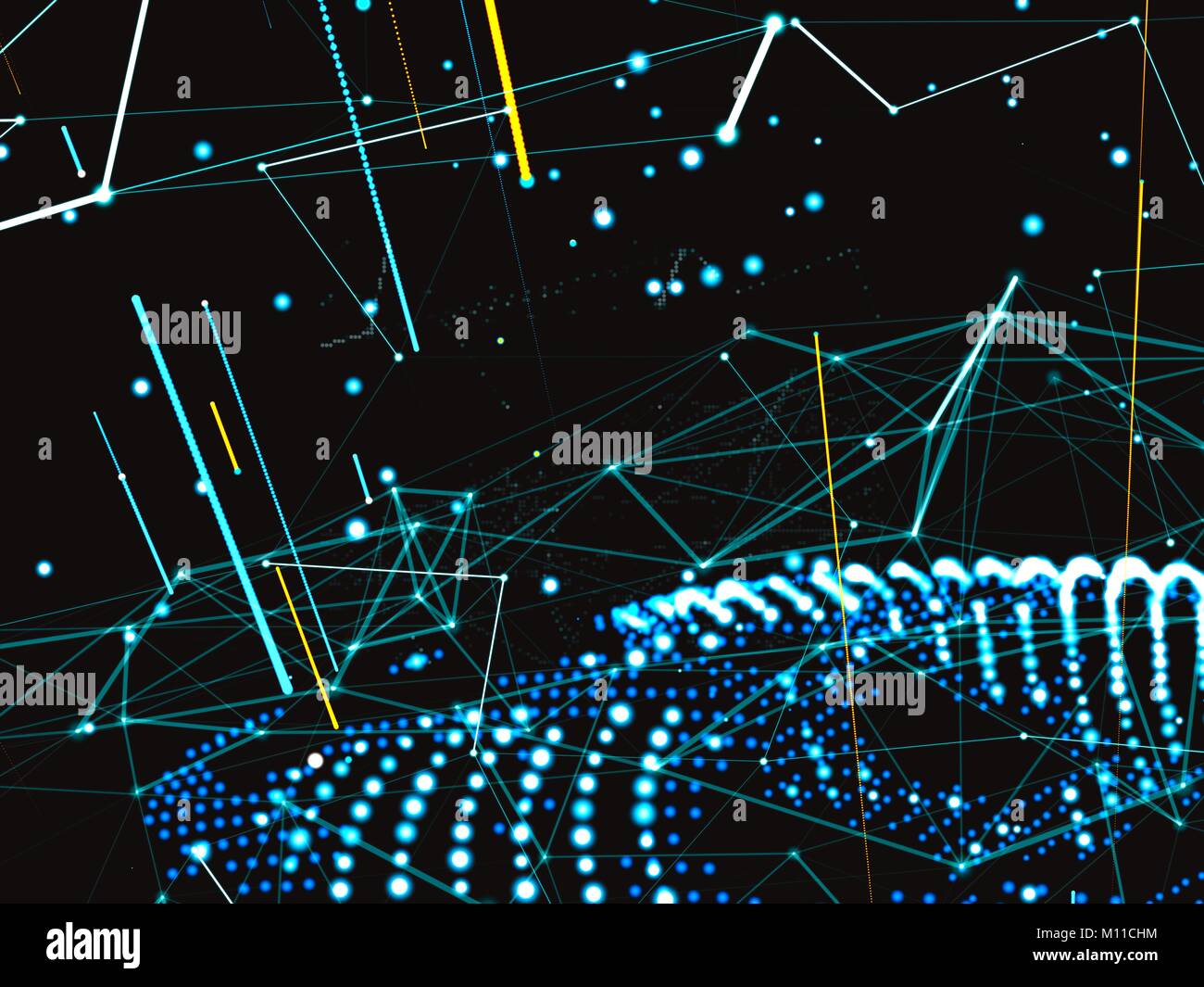 Digital representation of world. 3d illustration Stock Photo - Alamy