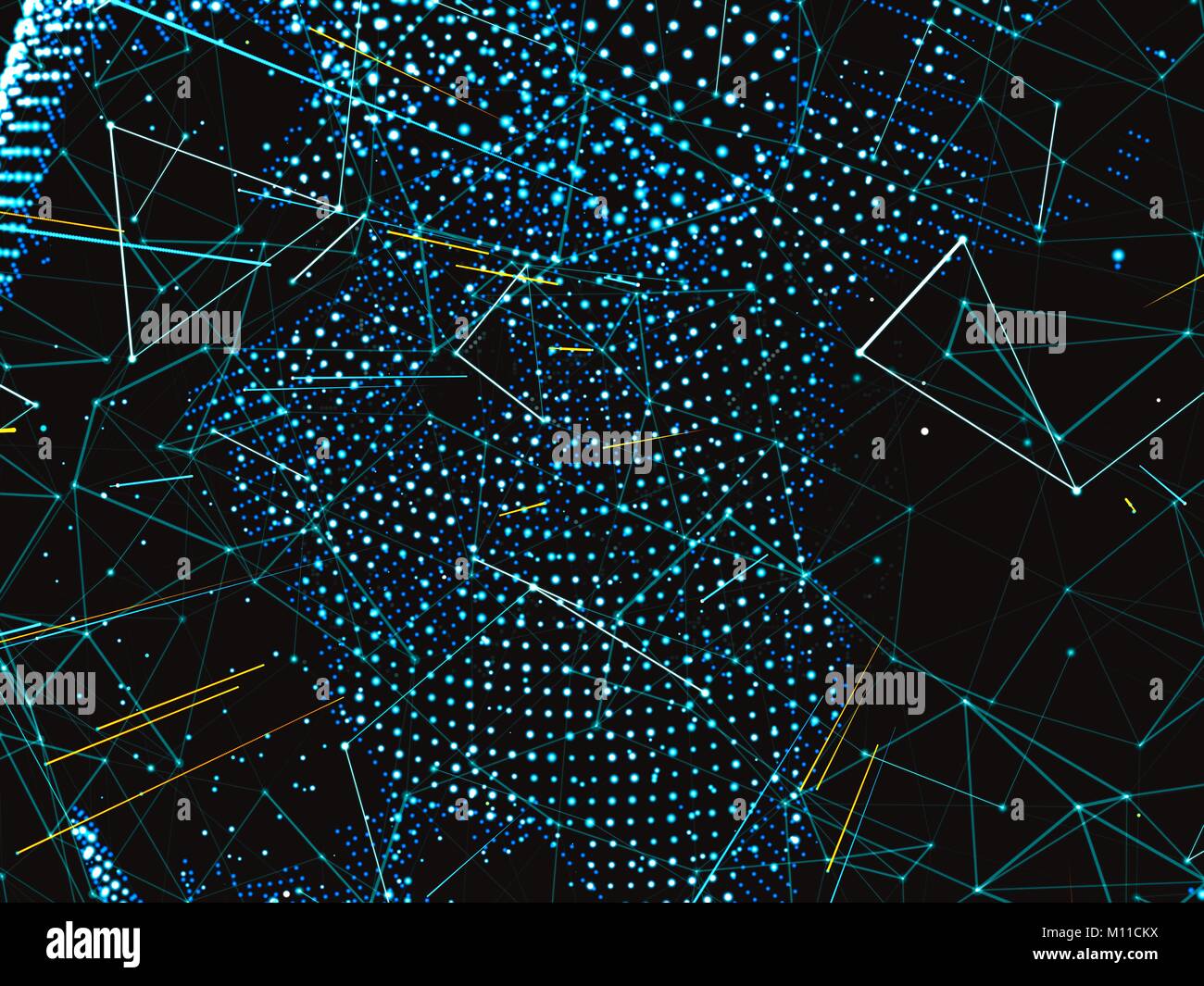 Digital representation of world. 3d illustration Stock Photo - Alamy