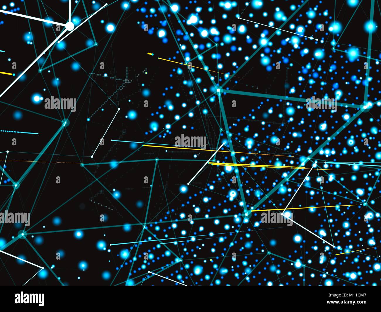 Abstract representation of the digital world Stock Photo - Alamy