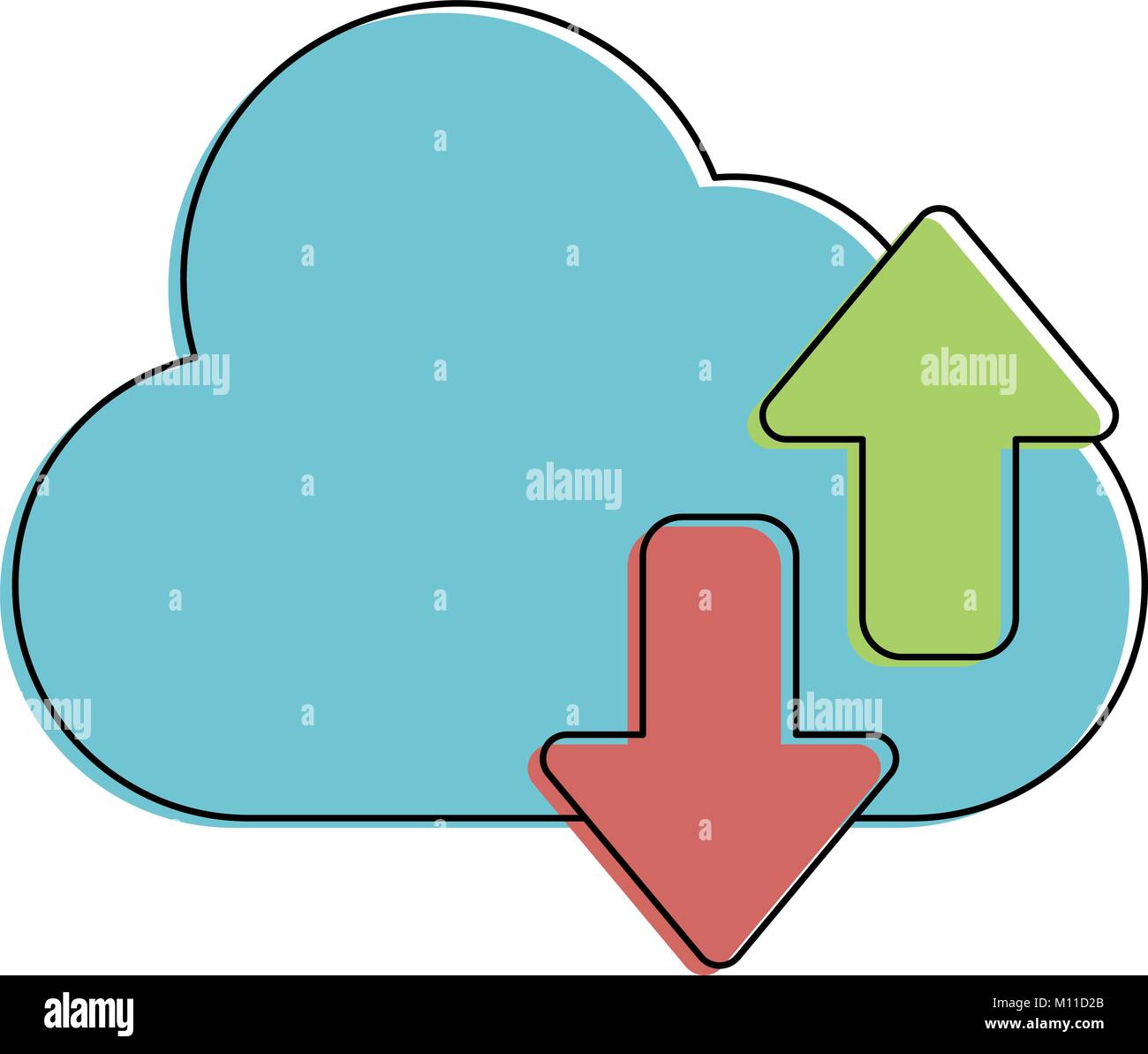 Cloud computing symbol Stock Vector Image & Art - Alamy
