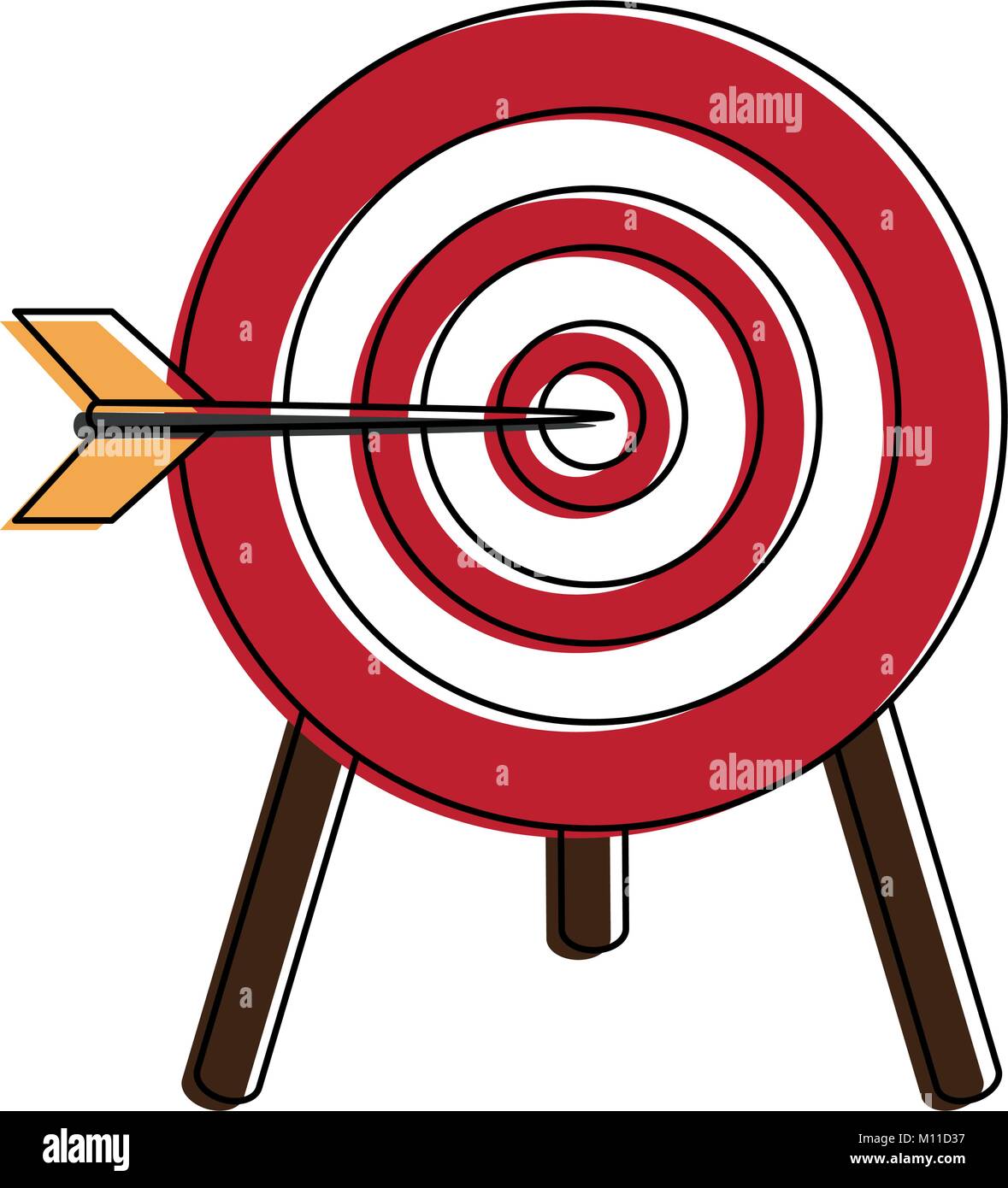 Target dartboard symbol Stock Vector Image & Art - Alamy