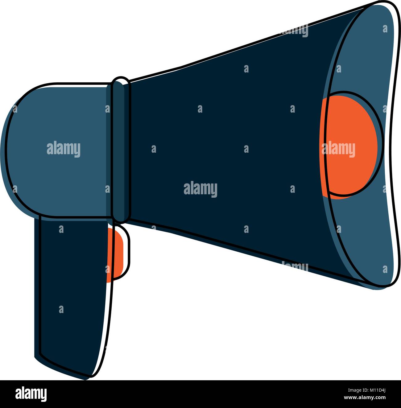 Bullhorn isolated symbol Stock Vector Image & Art - Alamy