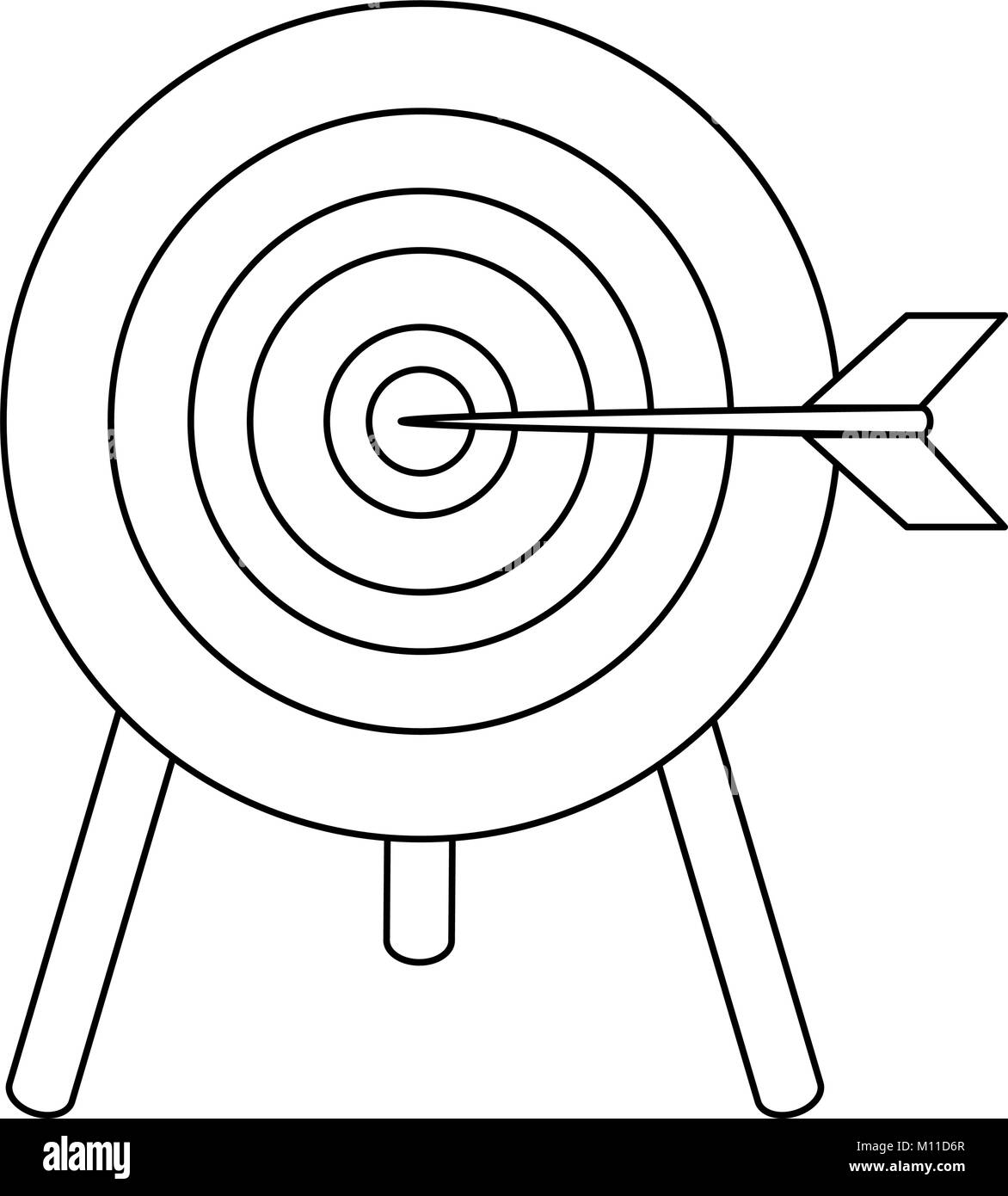 Dart Board Coloring Coloring Pages