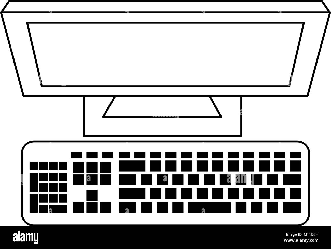 Keyboard connector Stock Vector Images - Alamy