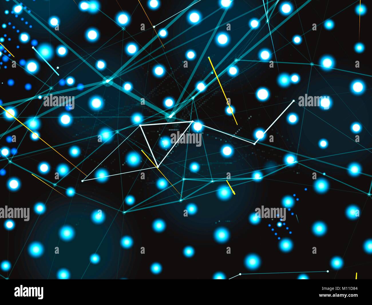 Digital representation of world. 3d illustration Stock Photo - Alamy