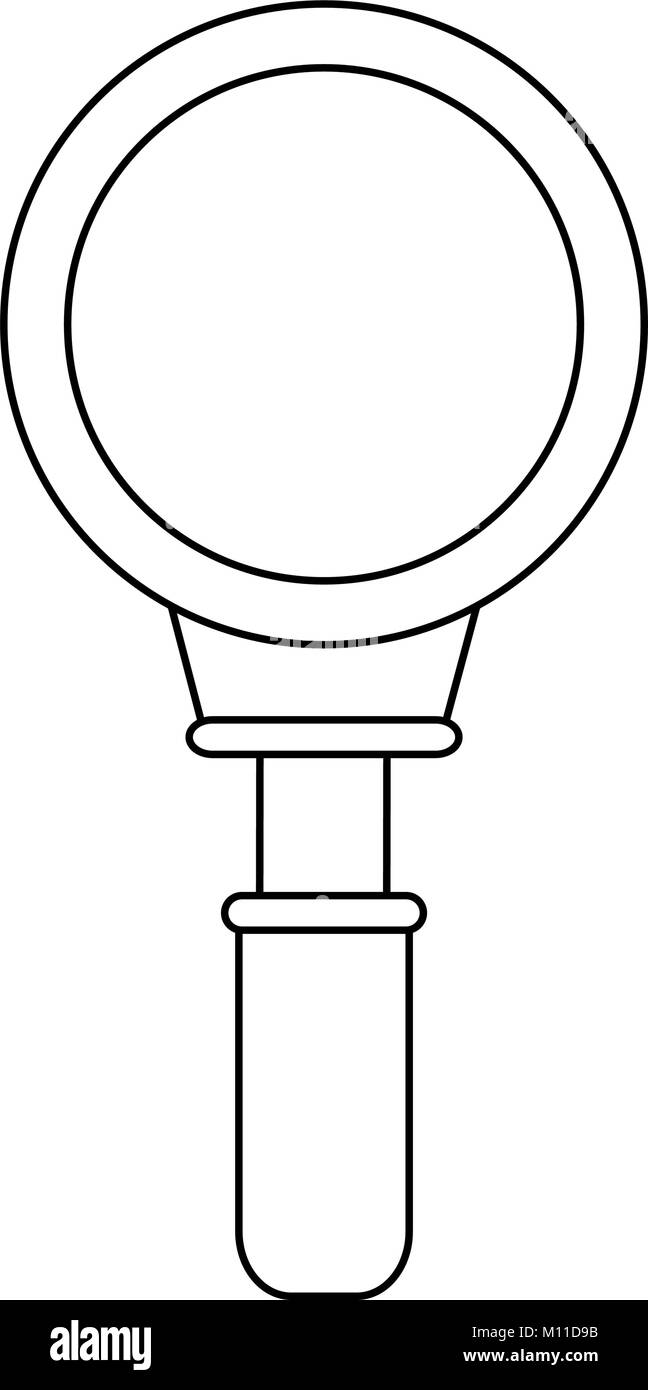 Magnifying glass symbol Stock Vector Image & Art - Alamy