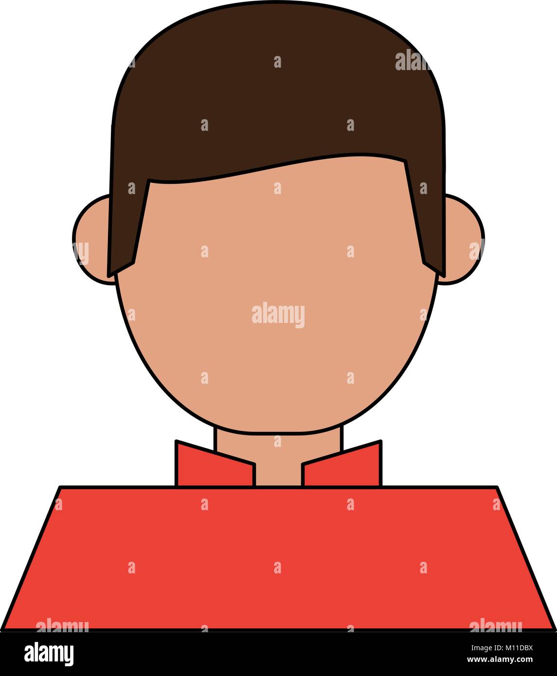 Man faceless cartoon Stock Vector Image & Art - Alamy